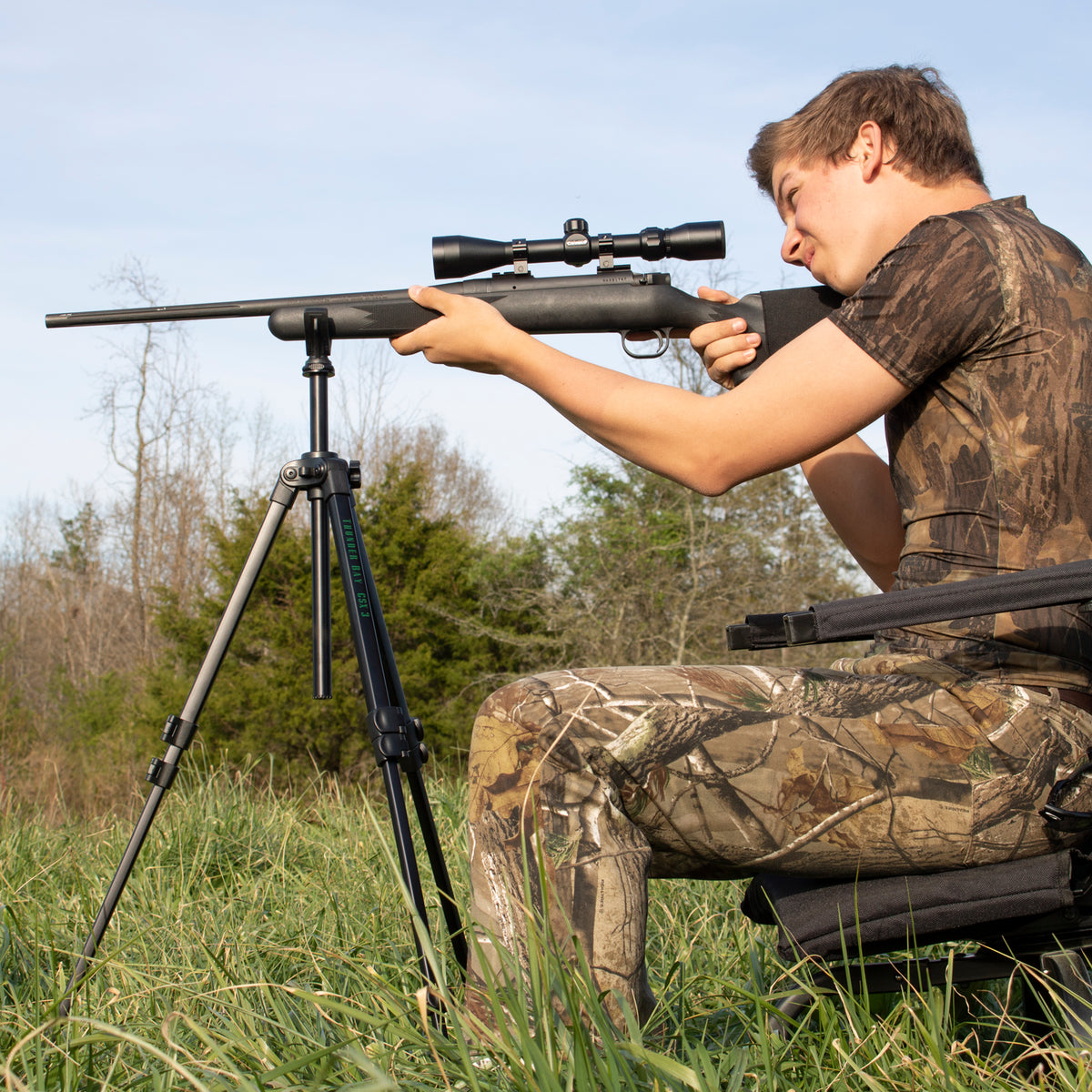 GSX-3 Tripod Guide Stick with Steady-V Gun Mount – Thunder Bay Trading